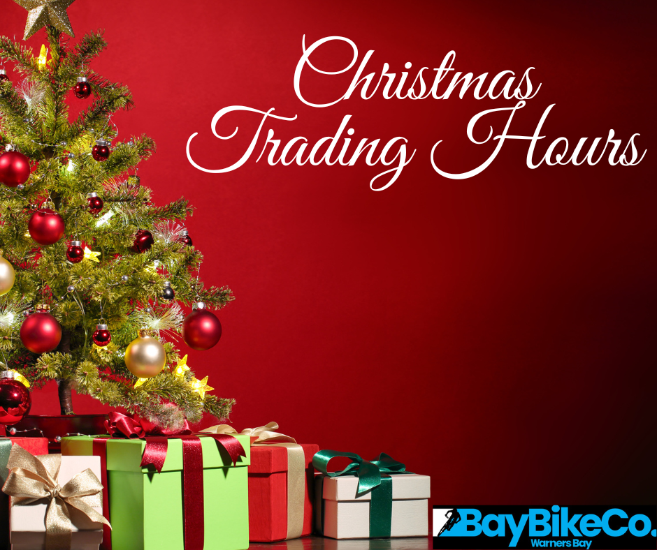 CHRISTMAS TRADING HOURS – Bay Bike Co